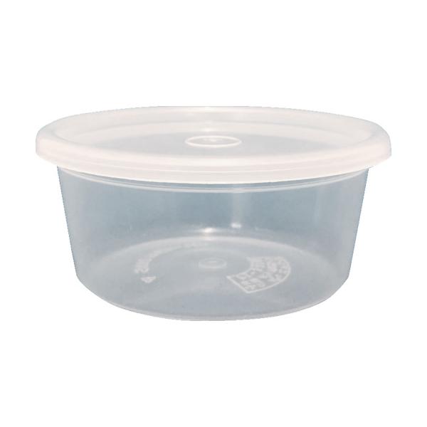 【仕様】●色：半透明(乳白色）●奥行(mm)：87-73●高さ(mm)：39●容量(ml)：140●外形寸法(mm)径×高さ：87×39●外径(mm)：87●「RoHS」「SDS」対応品●耐熱温度(本体）:８０℃、(フタ）：６０℃【型番】S...