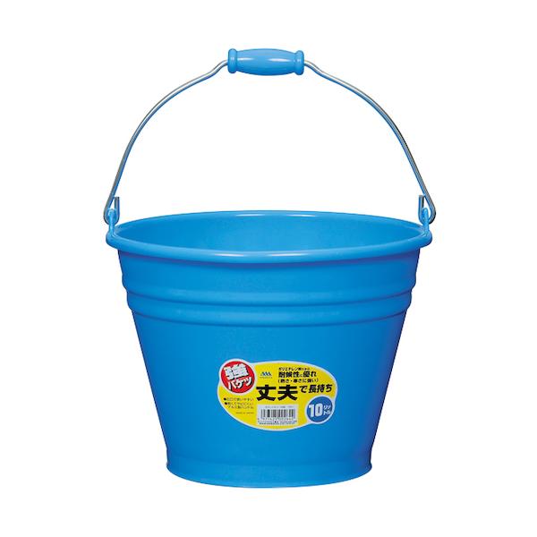【仕様】●容量(L)：10●間口(mm)：312●高さ(mm)：234●色：ブルー●熱さ、寒さに強い●丈夫で長持ちするバケツ【型番】002642【商品コード】3348128※お問い合わせの際はこちらの商品コードをお伝えください