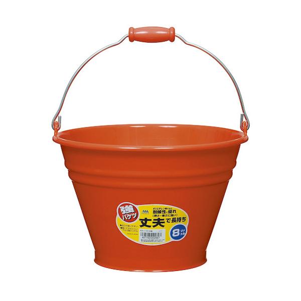 【仕様】●容量(L)：8●間口(mm)：305●高さ(mm)：200●色：レッド●熱さ、寒さに強い●丈夫で長持ちするバケツ【型番】002697【商品コード】3348167※お問い合わせの際はこちらの商品コードをお伝えください