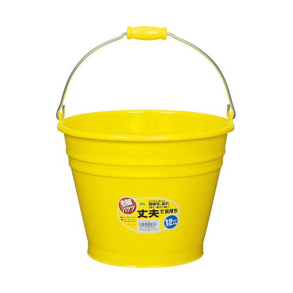 【仕様】●容量(L)：12●間口(mm)：325●高さ(mm)：247●色：イエロー●熱さ、寒さに強い●丈夫で長持ちするバケツ【型番】002628【商品コード】3348180※お問い合わせの際はこちらの商品コードをお伝えください