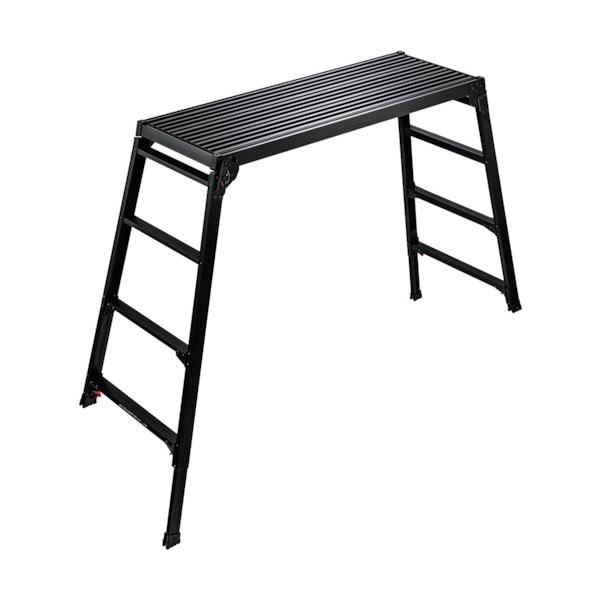 【仕様】●最大使用質量(kg)：100●天板高さ(m)：1.01〜1.23●天板寸法(mm)：1200×420●収納時寸法(mm)全長：1230●収納時寸法(mm)幅：610●収納時寸法(mm)厚さ：190●脚部伸縮ピッチ(mm)：6●Aマ...