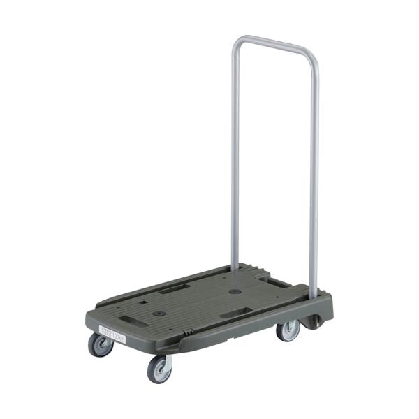 【仕様】●均等荷重(kg)：100●色：つや消しOD●長さ(mm)：600●幅(mm)：390●高さ(mm)：125●ハンドル高さ(mm)：790●キャスター径(mm)：75●適合ストッパー：KW-GJS、MP-6039NFB●完成品●自在...