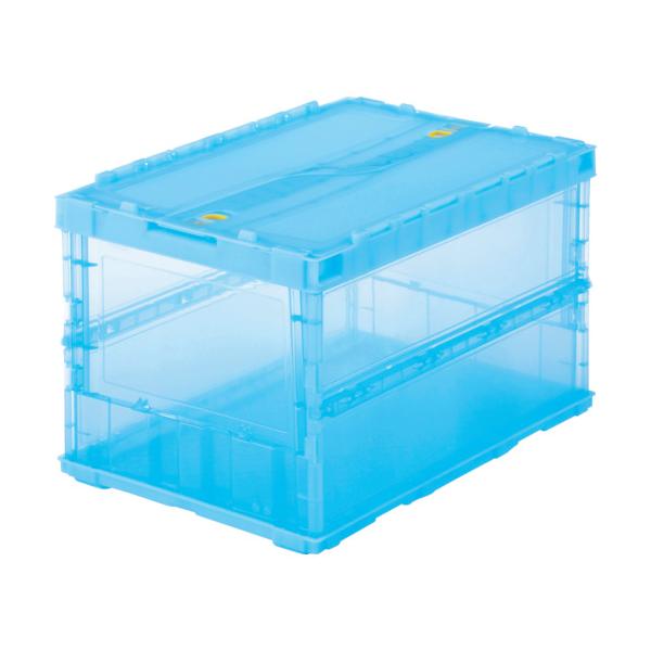 【仕様】●容量(L)：51.3●色：透明ブルー●外形寸法(mm)間口：530●外形寸法(mm)奥行：366●外形寸法(mm)高さ：336●有効内寸(mm)間口：493●有効内寸(mm)奥行：335●有効内寸(mm)高さ：311●最大積載荷重...