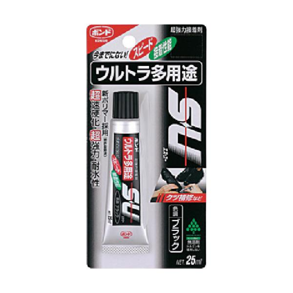 【仕様】●色：ブラック●容量(ml)：25●硬化時間(23℃)：4分●チューブタイプ【型番】04724 BK　/　04724【商品コード】3538940※お問い合わせの際はこちらの商品コードをお伝えください