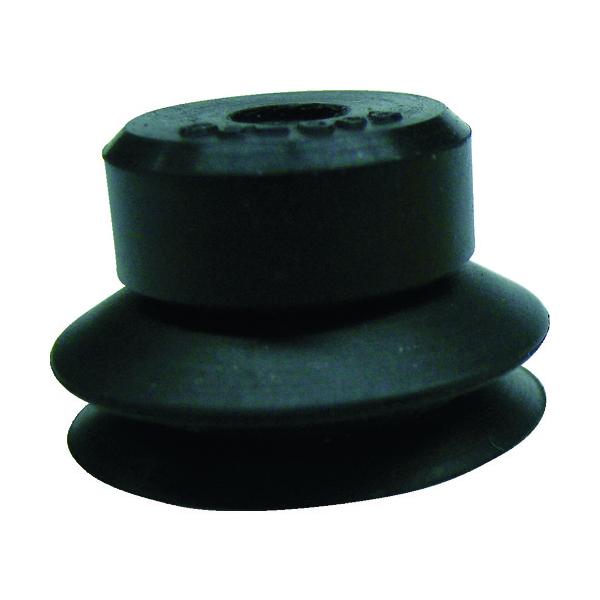 【仕様】●径(mm)：30●高さ(mm)：18●ねじ：TN-PF-25-M6●形状：2段ジャバラ●使用温度範囲(℃)：-26〜120●材質：ニトリル●2段ジャバラパッド【型番】PJG-30-N　/　PJG30N【商品コード】3549348※...