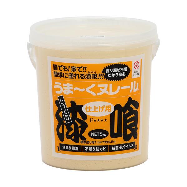 【仕様】●色：クリーム●容量(g)：5000●塗布面積(［［Ｍ２］］)：4.5●施工面積(［［Ｍ２］］)：4.5●容量(kg)：5●塗り面積：約4.5［［Ｍ２］］/缶(1mm厚)●日本建築仕上材工業会認定品(登録番号0306004)●放散等...