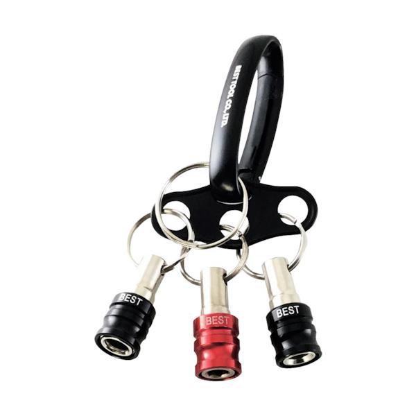 【仕様】●全長(mm)：130●差込角(mm)：6.35●色：レッド＆ブラック×2●差込角6.35mm軸・丸軸兼用【型番】BTH-3RBL　/　BTH3RBL【商品コード】3624453※お問い合わせの際はこちらの商品コードをお伝えください