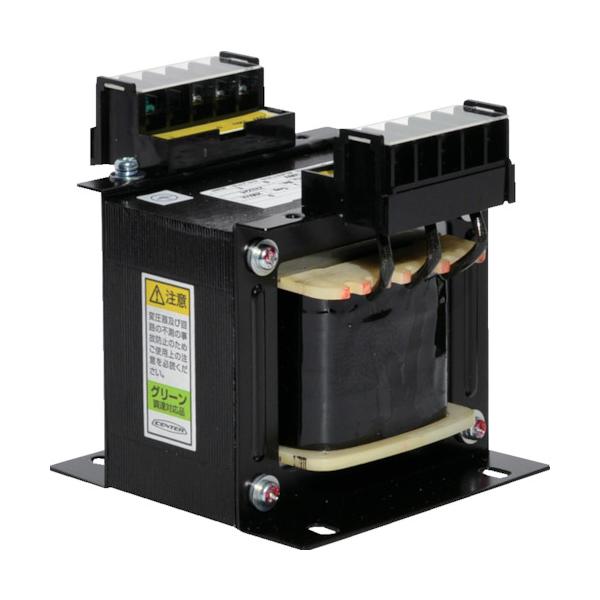 【仕様】●入力電圧(V)：220-200●出力電圧(V)：110-100●最大電流(A)：1.82●容量(VA)：200●幅(mm)：96●奥行(mm)：115●高さ(mm)：107●2次電流(A)：1.82●1φ乾式変圧器　絶縁トランス●...