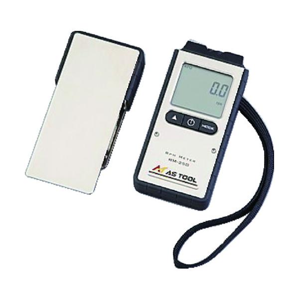 【仕様】●測定範囲(rpm)：100.0〜99999●分解能(rpm)：0.1/1●検出距離(mm)：100〜400●電源(V)：単4乾電池×2本(別売)●電源：単4乾電池×2本(別売)●測定方式：非接触式●幅×奥行×高さ：50.9×24....