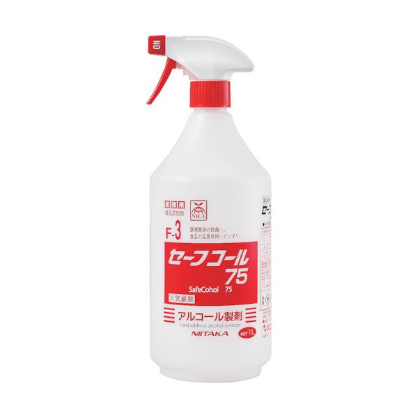 【仕様】●容量(L)：1●タイプ：本体●液性中性、エタノール67.89%（75.0容量%）●食品添加物●本体（スプレーボトル）【型番】270266【商品コード】3633940※お問い合わせの際はこちらの商品コードをお伝えください