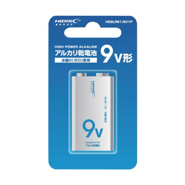 【仕様】●タイプ：9V形●使用推奨期限(年)：5●電圧(V)：9●形状：9V形【型番】HD6LR61/9V1P　/　HD6LR619V1P【商品コード】3647177※お問い合わせの際はこちらの商品コードをお伝えください