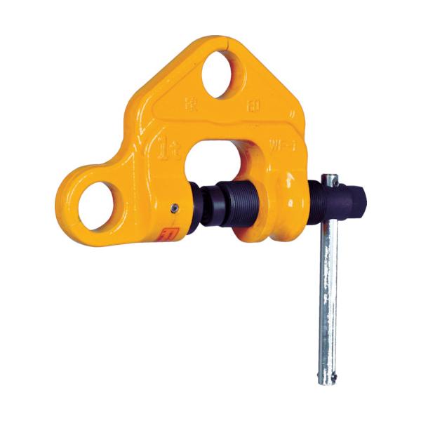 【仕様】●基本使用荷重(t)：0.5●クランプ範囲(mm)：3〜28●寸法(mm)D：25●寸法(mm)D2：25●寸法(mm)H：108●寸法(mm)H2：54●寸法(mm)L：138●高さ(mm)：108●幅(mm)：138【型番】WF...