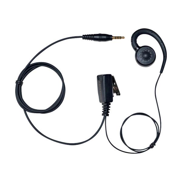 【仕様】●品名：耳掛けスピーカー型イヤホンマイク●適合機種：FC-B203BK、FC-B203WH、NX-20X、NX-20R、NT-202M、NT-202M(WH)、TNT-20（トラスコ中山PBモデル）●ケーブル長[接続プラグ部の根元か...