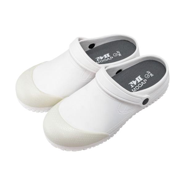 【仕様】●寸法(cm)：27.0●足幅サイズ：EEE●色：ホワイト●規格：JSAA耐滑区分5●靴丈(cm)：11●つま先樹脂プロテクター●立体アーチサポートインソール●耐滑ソール【型番】CPM115 WHITE L　/　CPM115WHIT...