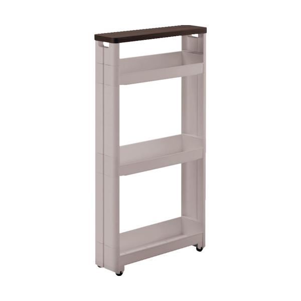 【仕様】●耐荷重(kg/台)：23●耐荷重(kg/段)：4●段数(段)：4●色：グレー●外形寸法(mm)間口：125●外形寸法(mm)奥行：450●外形寸法(mm)高さ：853●耐荷重(kg/段)上：3●耐荷重(kg/段)下：10●収納ワゴ...