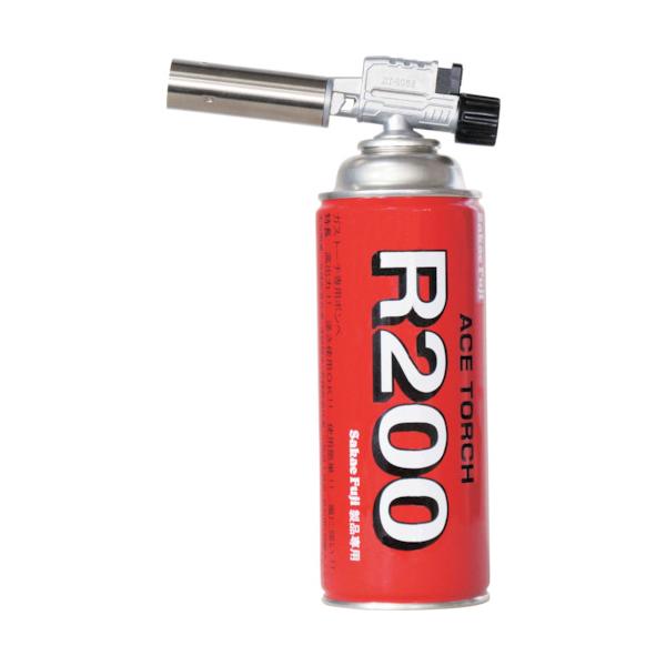 【仕様】●炎温度(℃)：1500●発熱量(kcal/h)：2200●燃焼時間(分/缶)：70●内容量(g)：200●火口外径(mm)：20.0●適合機種：R200・HP200●燃焼時間(分)：70●高さ(mm)：41●長さ(mm)：128●...