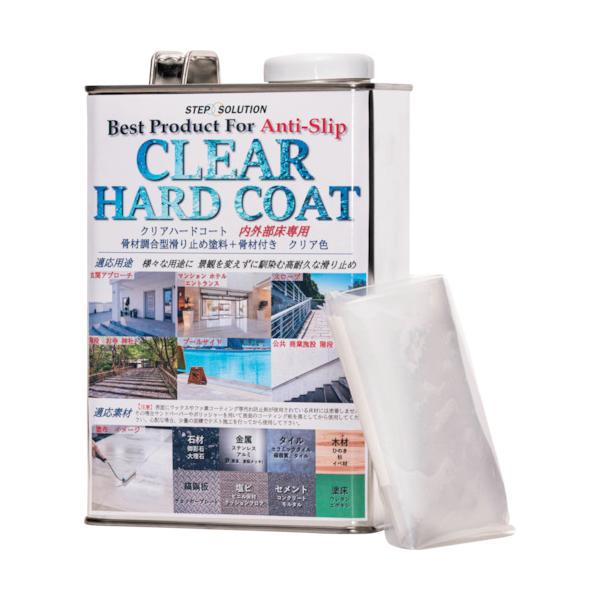 【仕様】●色：クリア●容量(L)：1●容量(kg)：1●塗布面積(［［Ｍ２］］)：8●タイプ：骨材配合型塗料●毛丈(mm)：短毛●プロ級の防滑施工を実現●耐久性抜群●目立たないクリア色●速乾タイプ●重歩行用●日本製●塗料と骨材を混ぜて塗るだ...