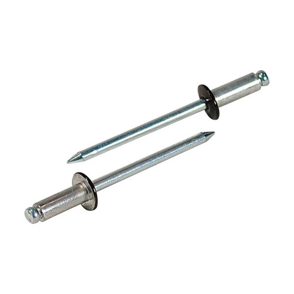 【仕様】●リベット径(mm)：3.2●リベット長(mm)：6.5●フランジ径(mm)：6.4●かしめ板厚(mm)：1.0〜3.2●下穴径(mm)：3.3〜3.4●せん断強度(N)：960●引張強度(N)：1350●入数(本)：1000●色（...