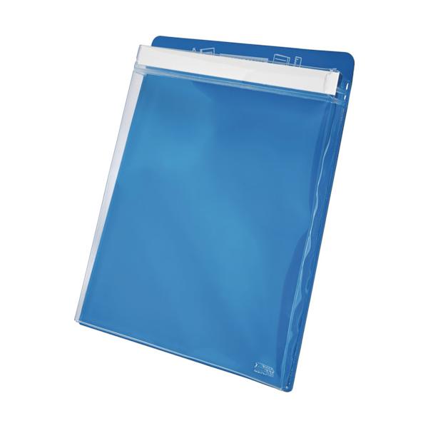【仕様】●色：青●規格：A4●幅(mm)：240●奥行(mm)：上部30下部12●高さ(mm)：300●厚さ(mm)：0.8●長さ(mm)：300●厚さ(上部)×厚さ(下部)(mm)：30×12●透明ポケットサイズ：280×30【型番】MG...