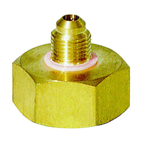 【仕様】●品名：5/16ボンベアダプタ●接続サイズ：W26-14(メス) 5/16インチフレア(オス)●適合冷媒：R410A・R32【型番】Y07101A【商品コード】3760685※お問い合わせの際はこちらの商品コードをお伝えください