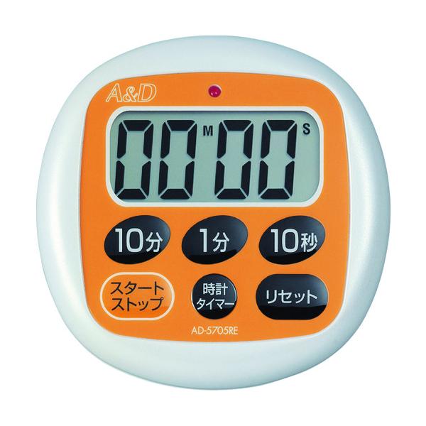 【仕様】●最大計時：99分50秒●最小計時(秒)：10●電源(V)：コイン型リチウム電池(CR2032)×1個(付属)●色：オレンジ●電源：コイン型リチウム電池(CR2032)×1個(付属)●縦×横×厚さ：82×82×15mm【型番】AD5...
