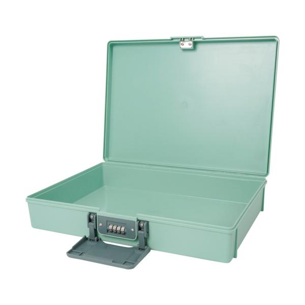 【仕様】●容量(L)：5.6●色：ライトグリーン●本体寸法(mm)間口：370●本体寸法(mm)奥行：286●本体寸法(mm)高さ：77●有効内寸(mm)間口：350●有効内寸(mm)奥行：238●有効内寸(mm)高さ：68●収納書類サイズ...