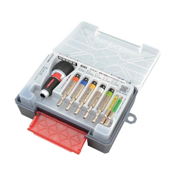 【仕様】●トルク精度(%)：±10●能力(N・m)：0.7(M3)/1.1(M3.5)/1.4(M4)/2.6(M5)/4.6(M6)●ビット差込口二面幅(mm)：6.35●適合ねじサイズ：M3、M3.5、M4、M5、M6●シャンク径：6....