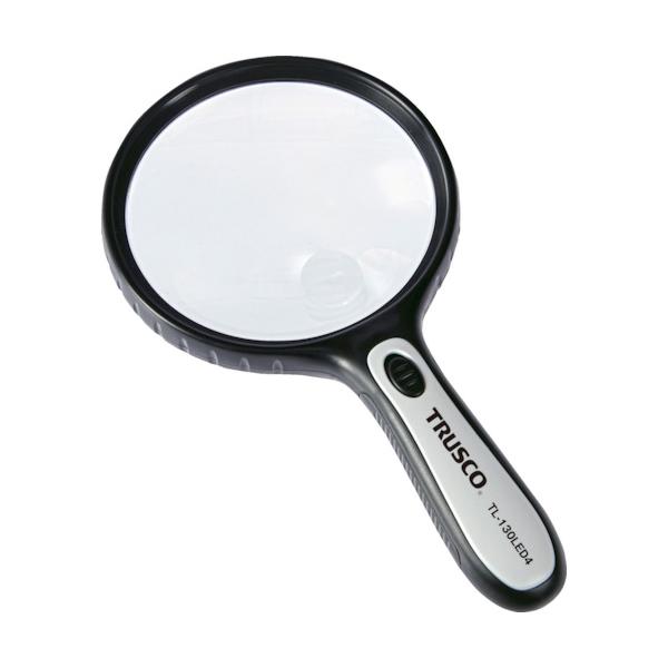 【仕様】●倍率(倍)：1.8・6●レンズ寸法(mm)：φ130●全長(mm)：270●替ランプ：交換不可●電源(V)：単4乾電池×4本(別売)●幅(mm)：145●高さ(mm)：27【メーカー】トラスコ　/　TRUSCO【型番】TL-130...