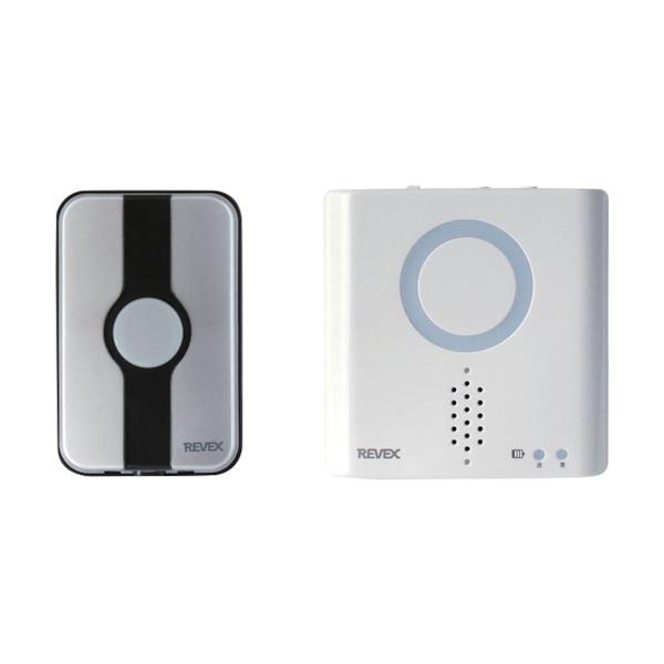 【仕様】●チャイム種類：玄関呼出押しボタンセット●保護等級：IP67相当(送信機)●品名：玄関呼び出しチャイムセット●音量(dB)：45〜90●受信器幅×奥行×高さ(mm)：90×32×91●送信器幅×奥行×高さ(mm)：62×32×95●...