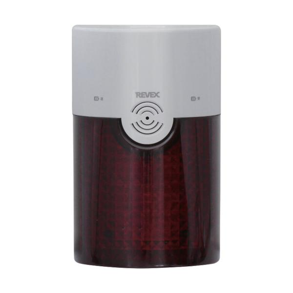 【仕様】●受信器幅×奥行×高さ(mm)：87×54×135●音量(dB)：45〜110●電源：（送信機）コイン型リチウム電池CR2032×2個（テスト用付属）、（受信機）単2形アルカリ乾電池×3本（別売）またはACアダプター●受信機電池寿命...