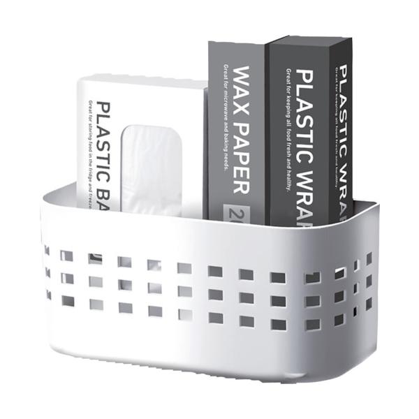 【仕様】●色：ホワイト●規格：MB-3●幅(mm)：246●奥行(mm)：117●高さ(mm)：116●耐荷重(kg)：2.2●冷蔵庫や洗濯機にしっかり取り付けできるマグネット式。【型番】412608【商品コード】3848549※お問い合わ...