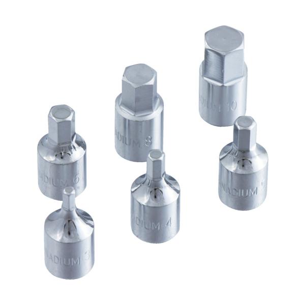 【仕様】●対辺寸法(mm)：4●差込角(mm)：6.35●全長(mm)：25●ソケット外径(mm)：12.5●サイズ(mm)：六角4●対辺(mm)：4【型番】HS040【商品コード】3961753※お問い合わせの際はこちらの商品コードをお伝...