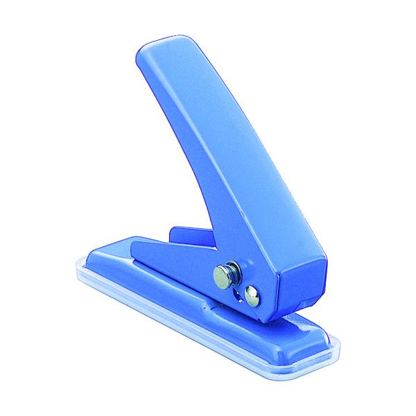 【仕様】●色：ブルー●穴あけ可能枚数(枚)：約20●幅(mm)：27●奥行(mm)：97●高さ(mm)：35●ハンドルロック機能付●ハンドルロック時高さ：35mm【型番】PN-001-MB　/　PN001MB【商品コード】3986446※お...