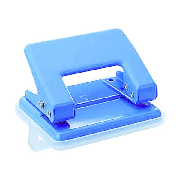 【仕様】●色：ブルー●穴あけ可能枚数(枚)：約20●幅(mm)：110●奥行(mm)：90●高さ(mm)：40●幅×奥行×高さ(ハンドルロック時)(mm)：110×90×40●ハンドルロック機能付●金属サイドゲージ付(4穴ガイド対応)【型番...