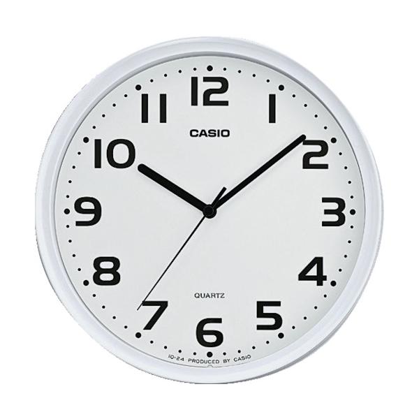 【仕様】●直径(mm)：250●厚さ(mm)：41●電源：単三マンガン●電池寿命：約1年●色：ホワイト●クオーツ+-30秒／月●電源：単3マンガン乾電池×1本（テスト用付属）【型番】IQ-24-7JF　/　IQ247JF【商品コード】399...