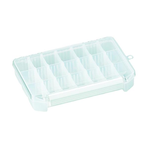 【仕様】●色：クリア●外形寸法(mm)間口：205●外形寸法(mm)奥行：145●外形寸法(mm)高さ：40●有効内寸(mm)間口：196●有効内寸(mm)奥行：131●有効内寸(mm)高さ：35●仕切板(枚)：18●タイプ：深型●最大コマ...