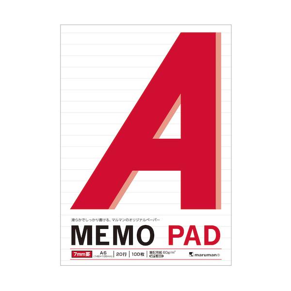 【仕様】●用紙サイズ：A6●Ａ６サイズ　メモパッド　７ＭＭ罫【型番】P170A【商品コード】4057827※お問い合わせの際はこちらの商品コードをお伝えください