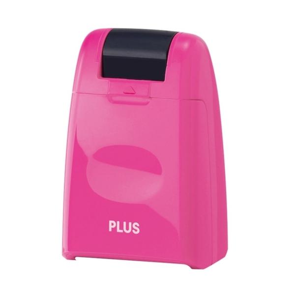 【仕様】●本体色：ピンク●印面サイズ(mm)：26●幅(mm)：47●奥行(mm)：38●高さ(mm)：74●ローラー幅：26mm●捺印距離：約50m(800回捺印相当、1回=60MMの場合)●専用インクカートリッジ:IS-007CM【型番...