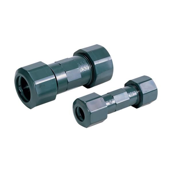 【仕様】●塩ビ管呼び径：50●寸法(mm)D：72.7●寸法(mm)L：130●最高使用圧力(MPa)：1.0●使用温度範囲(℃)：0〜30●寸法(mm)H：55.0●寸法(mm)B：90.0●日本水道協会登録認証品【型番】HIUJL50 ...