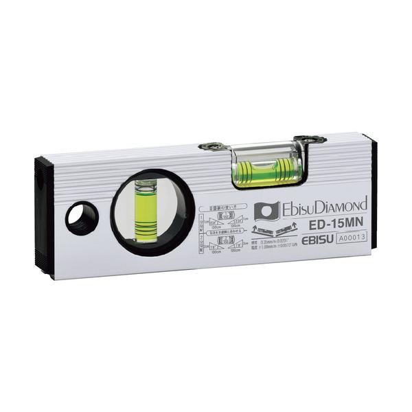 【仕様】●長さ(mm)：150●高さ(mm)：51●厚さ(mm)：19.5●マグネット：1ヵ所●本体色：シルバー●気泡管色：グリーン●精度：±1.00mm/m=±0.0573°以内●感度：0.35mm/m=0.0201°●マグネット付【型番...