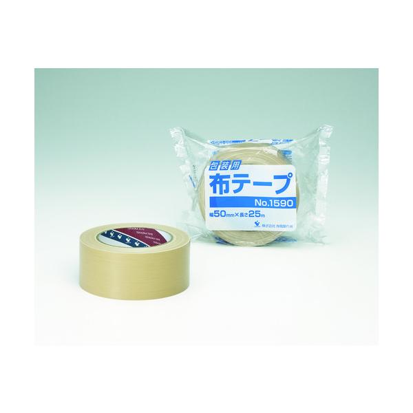 【仕様】●色：ダンボール●幅(mm)：50●長さ(m)：25●厚さ(mm)：0.2●粘着力(N/10mm)：3.08●製造国：インドネシア●粘着力：3.08N/10mm●引張強度：58.84N/10mm●芯径：3インチ(76mm)●手で切断...