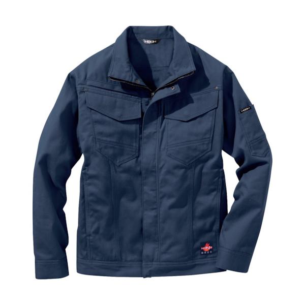 【仕様】●色：ネイビー●サイズ：3L●着丈(cm)：68●肩幅(cm)：51●胸囲(cm)：122袖丈(cm)：63●耐炎●耐熱●制電性【型番】4203-3L-1　/　42033L1【商品コード】4206987※お問い合わせの際はこちらの商...