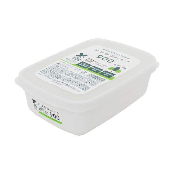【仕様】●容量(L)：0.9●外形寸法(mm)幅：129●外形寸法(mm)奥行：187●外形寸法(mm)高さ：59●色：ホワイト●サイズ(呼称)：エコロジパック900●カートンサイズW(cm)：57.5●カートンサイズD(cm)：27●カー...