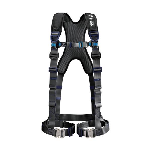 【仕様】●サイズ：S●色：ブラック●ベルト幅(mm)：40●最大使用可能質量(kg)：130●胸ベルト幅(mm)：25●腿バックル：ワンタッチバックル●厚生労働省「墜落制止用器具の規格」適合品●ハーネス本体のみ●動きやすさを高めた軽量プロモ...