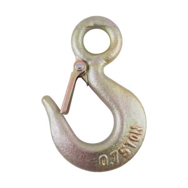 【仕様】●基本使用荷重(t)：0.75●寸法(mm)C：23●寸法(mm)D：19●寸法(mm)H：110●寸法(mm)L：72●ラッチ付●メッキ品【型番】EL0.75【商品コード】4312112※お問い合わせの際はこちらの商品コードをお伝...