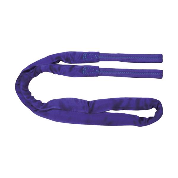 【仕様】●最大使用荷重(t)：1●全長(m)：1.5●ベルト寸法(mm)幅×厚さ：43×9●表面布カラー：紫●両端形状：アイ形●破断強度(kN)：60●両端アイタイプ●JIS B 8811　規格品【型番】TBSE1.0TX1.5M【商品コー...