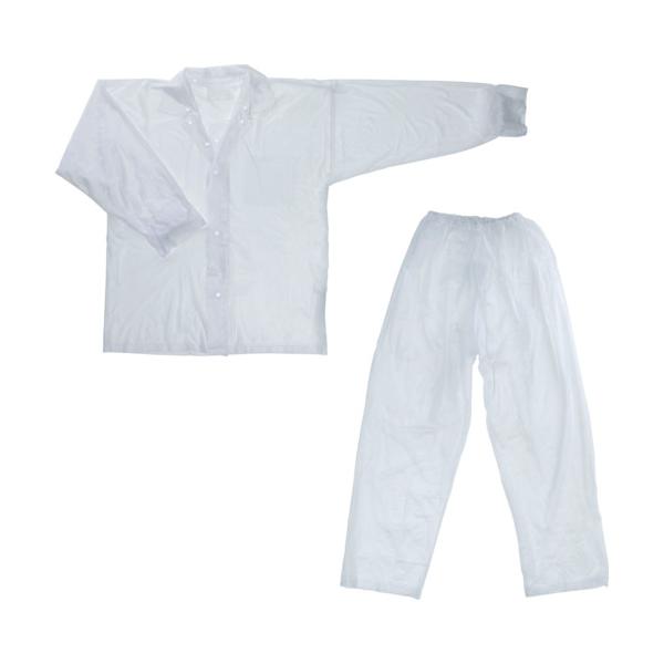 【仕様】●色：クリア●サイズ：M●身長(cm)：160〜170●胸囲(cm)：84〜92●ウエスト(cm)：72〜80●股下(cm)：70●上下スーツタイプ●雨の浸入を防ぐ二重袖●水濡れを防ぐ胸部分に内ポケット付●フード付（取り外し可）【型...