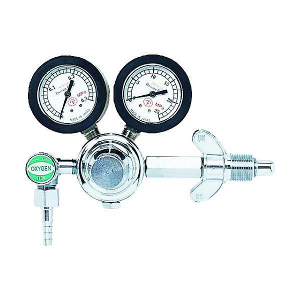 【仕様】●型式：関西式●出口接続：Φ8ホース口●1次側使用圧力：2〜15MPa●2次側使用圧力：0.05〜0.2MPa●標準流量：25L/min(酸素)【型番】YR90KW【商品コード】4346858※お問い合わせの際はこちらの商品コードを...