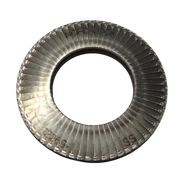 【仕様】●呼び径：M14●外径(mm)：30.7●内径(mm)：15.2●厚さ(mm)：3.2●対応ボルト強度：A4-80まで●EN1.4404(AISI316L)または相当品から製造、表面焼入れ処理品。【型番】NL14SPSS【商品コード...