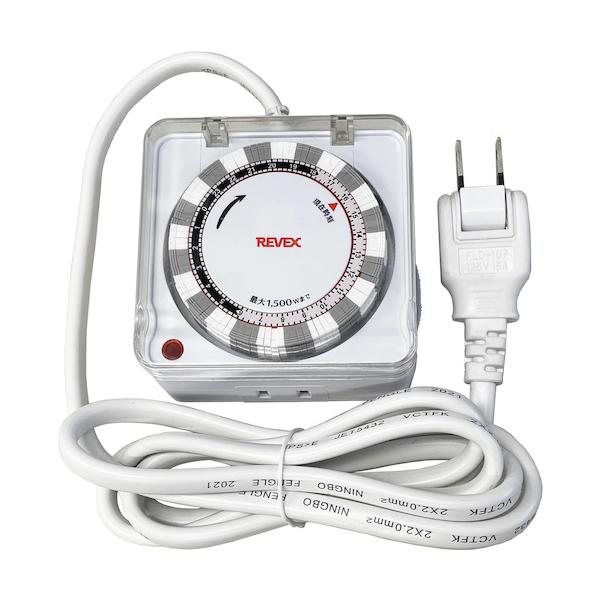 【仕様】●最大計時：24時間●最小計時(分)：15●幅(mm)：80●奥行(mm)：41●高さ(mm)：82●電源(V)：AC100 50/60Hz●色：白●電源：AC100V 50/60Hz●入力電圧(V)：AC100V 50/60Hz（...